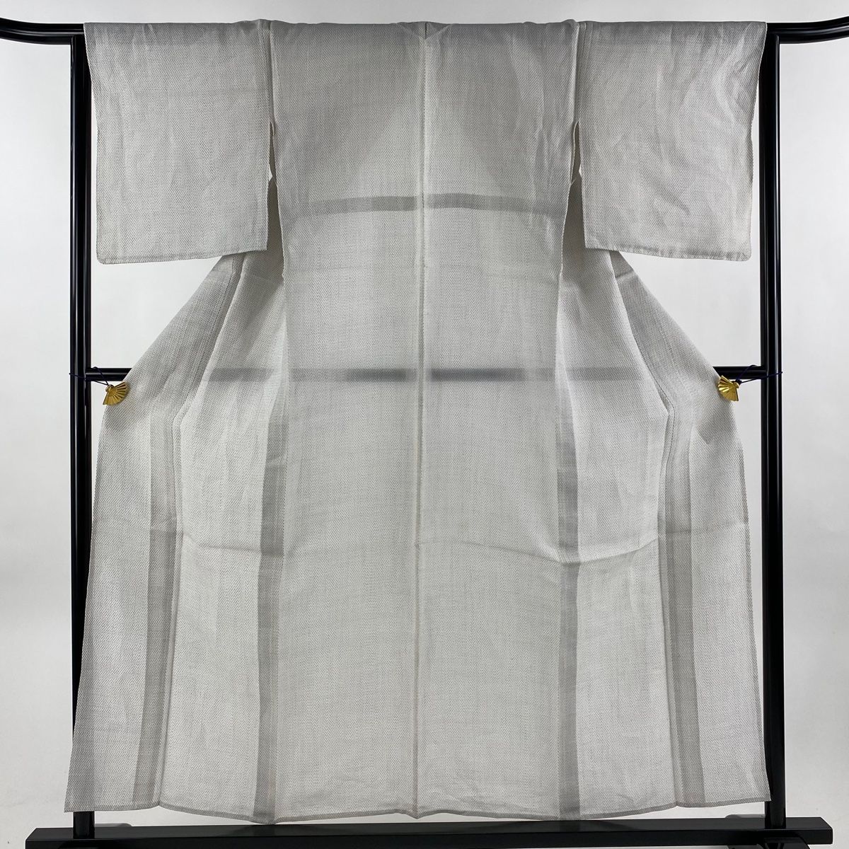 平和屋本店□極上 本場大島紬 白大島 一元絣 逸品 DZAA3935kh5 平和屋