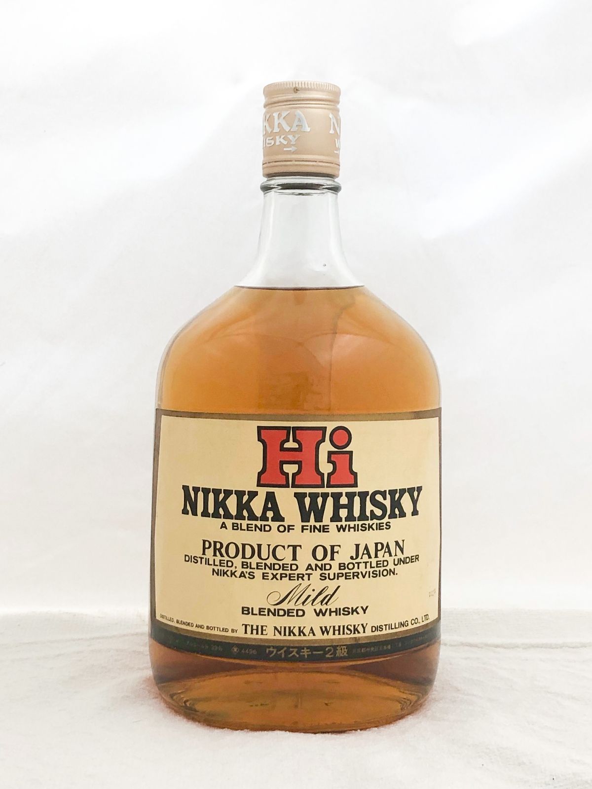 ウイスキー ニッカ ハイ NIKKA Hi Mild BLENDED WHISKY 2級 オールドボトル 古酒 - リサイクルショップお宝山 ...