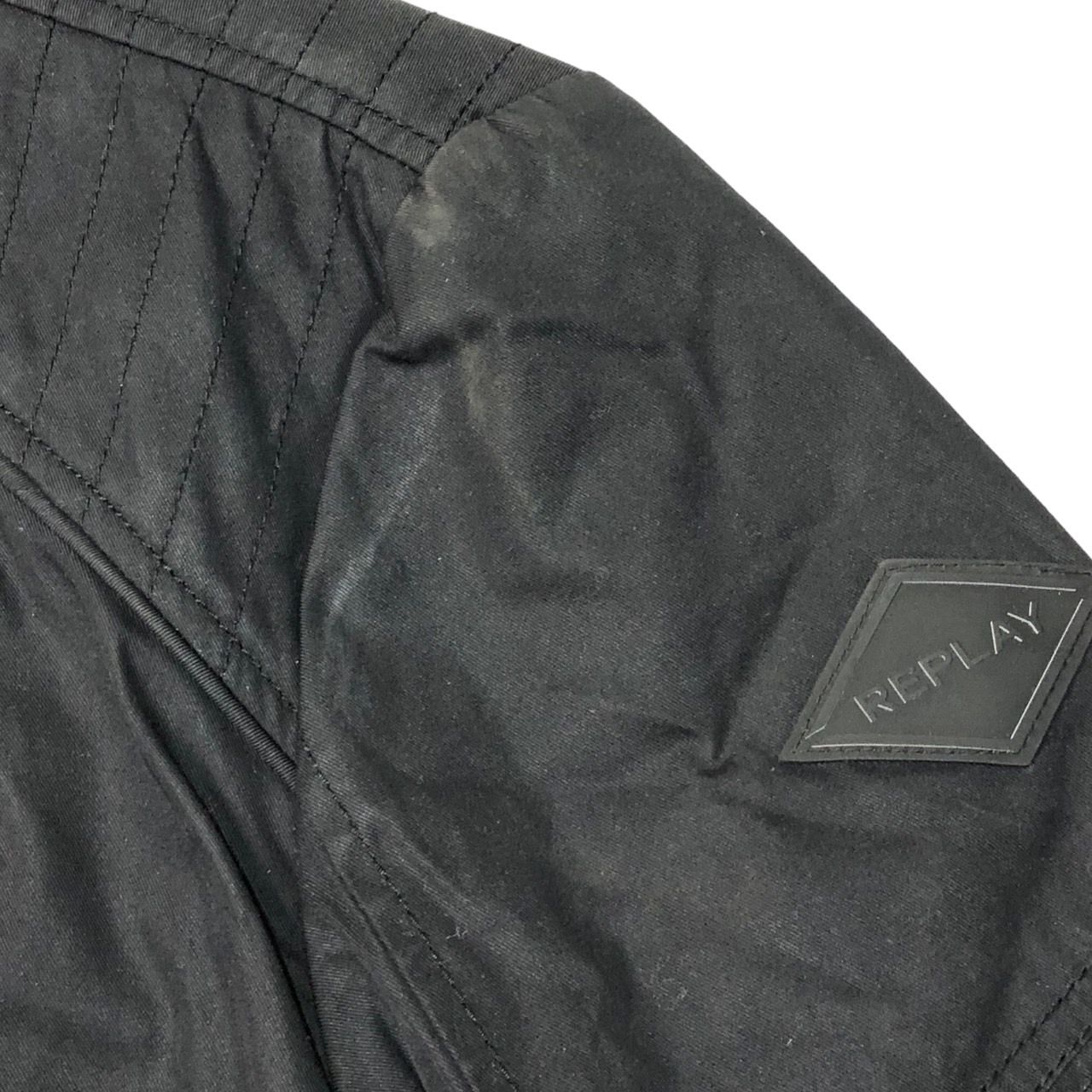REPLAY(リプレイ) Cotton nylon waxed twill jacket/コットンナイロンワックスドツイルジャケット ...