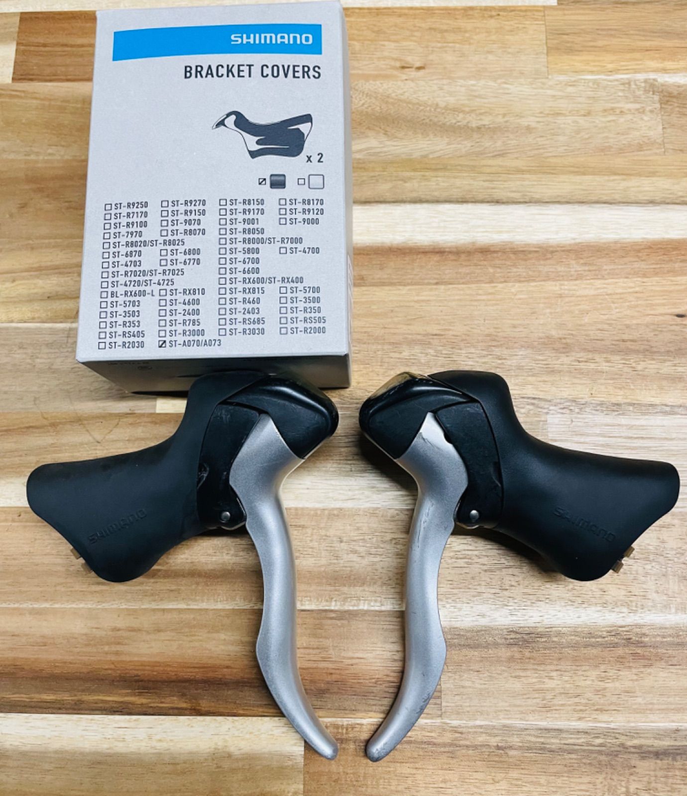 シマノ SORA ST-3400 STIレバー 2×9S / 3×9S ブラケット カバー 新品交換済み デュアルコントロールレバー 9速 ...