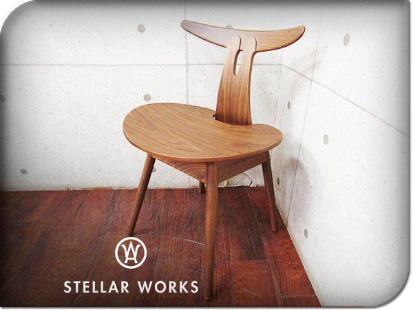 新品/未使用品/STELLAR WORKS/高級/FLYMEe/Antler Chair Soft(1955)/Vilhelm Wohlert ...