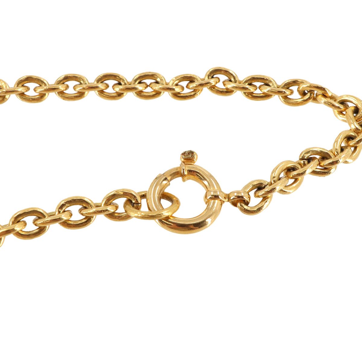 シャネル CHANEL ココマーク ロング ネックレス ゴールド 94A シャネル CHANEL ココマーク ロング ネックレス ゴールド 94A