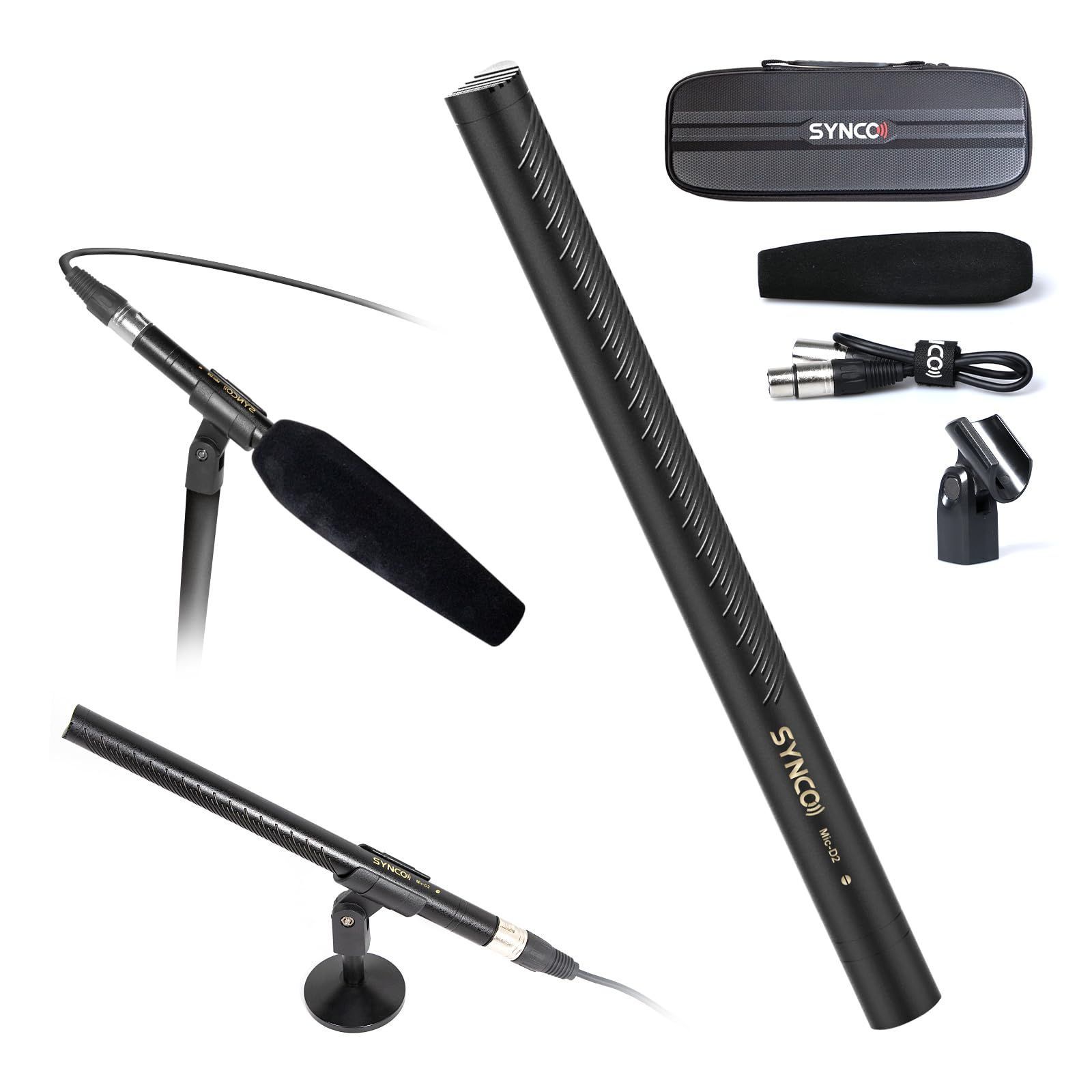 新品 ガンマイク SYNCO D2 ハイパーカーディオイドマイクロホン 黄銅製ボディ 拾いたい音を拾える 映像制作/YouTube/ボイス ...