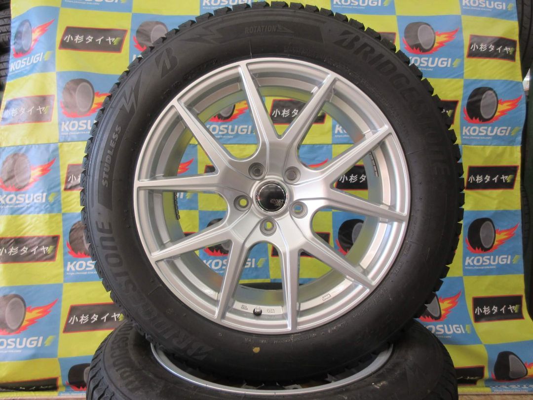 18インチ中古スタッドレスセット 225/60R18 DM-V3 8-18 5H114.3 +38 SPORT DAISY【110・大和店 ...
