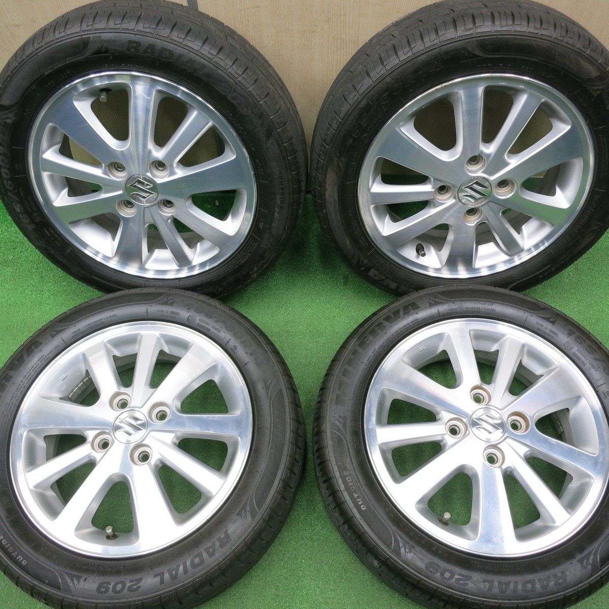 [送料無料] 4本価格！21年★スズキ DA17W エブリイ ワゴン 純正 165/60R14 ミネルバ ラジアル 209 14インチ PCD100/4H★5010203NJノ - メルカリ