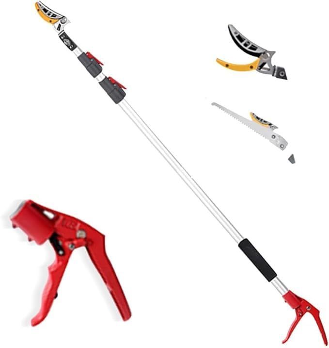 【在庫処分】Aoiwa JP 高枝切りバサミ 高枝切鋏 伸縮式高枝切り鋏 高所太枝切鋏 2段伸縮 超軽量 2m 3m 4m (1.2-2.2m) - メルカリ