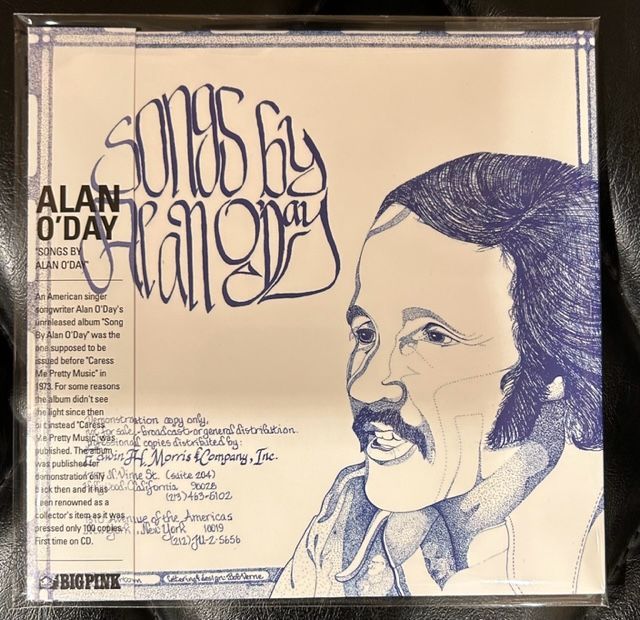 【紙ジャケットCD】Alan O'Day「Songs By Alan O’Day」 アラン・オデイ - メルカリ