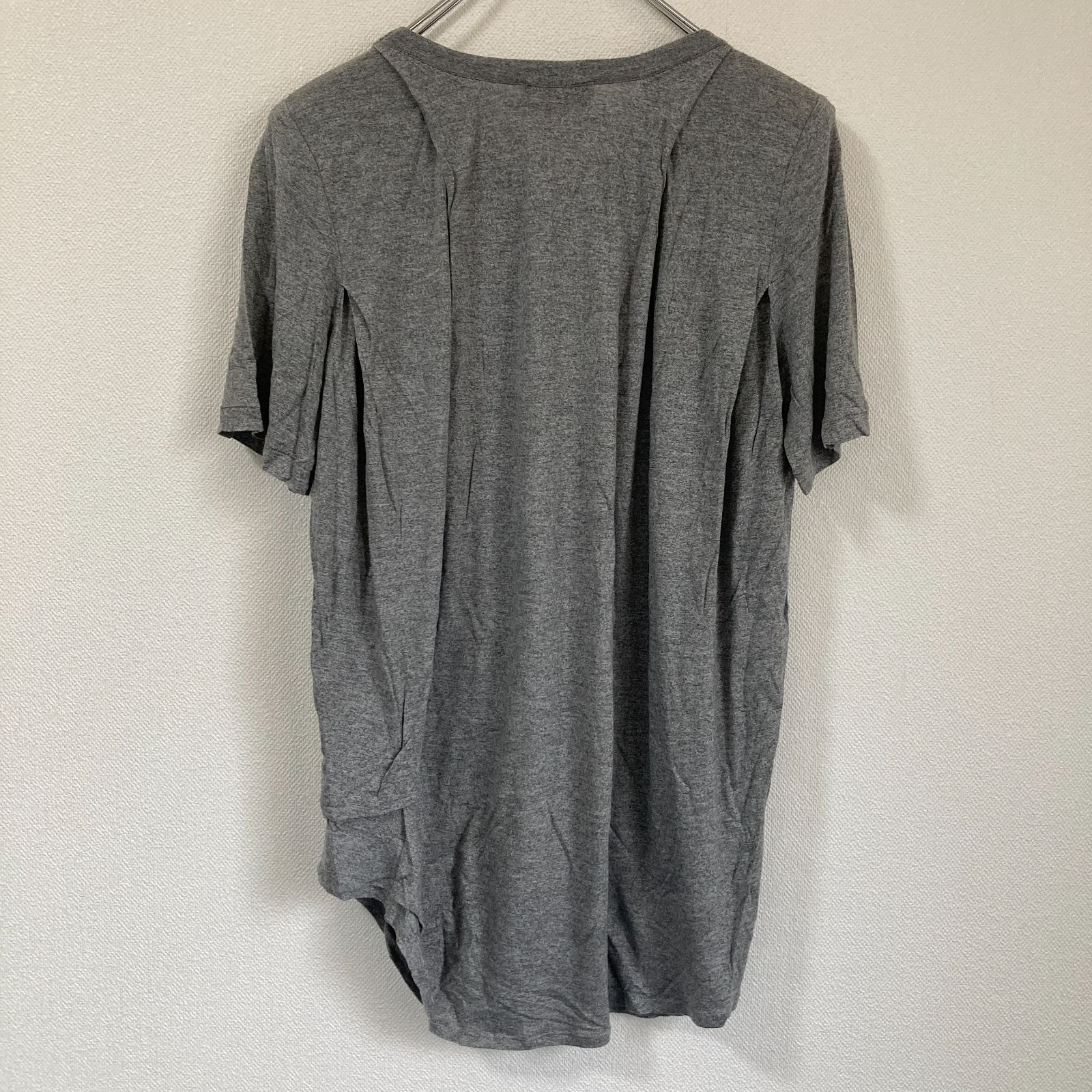 70808 ★ レディース トップス 【ENFOLD】Mサイズ 肩パット入り 半袖Tシャツ グレー 古着 USED商品 - メルカリ