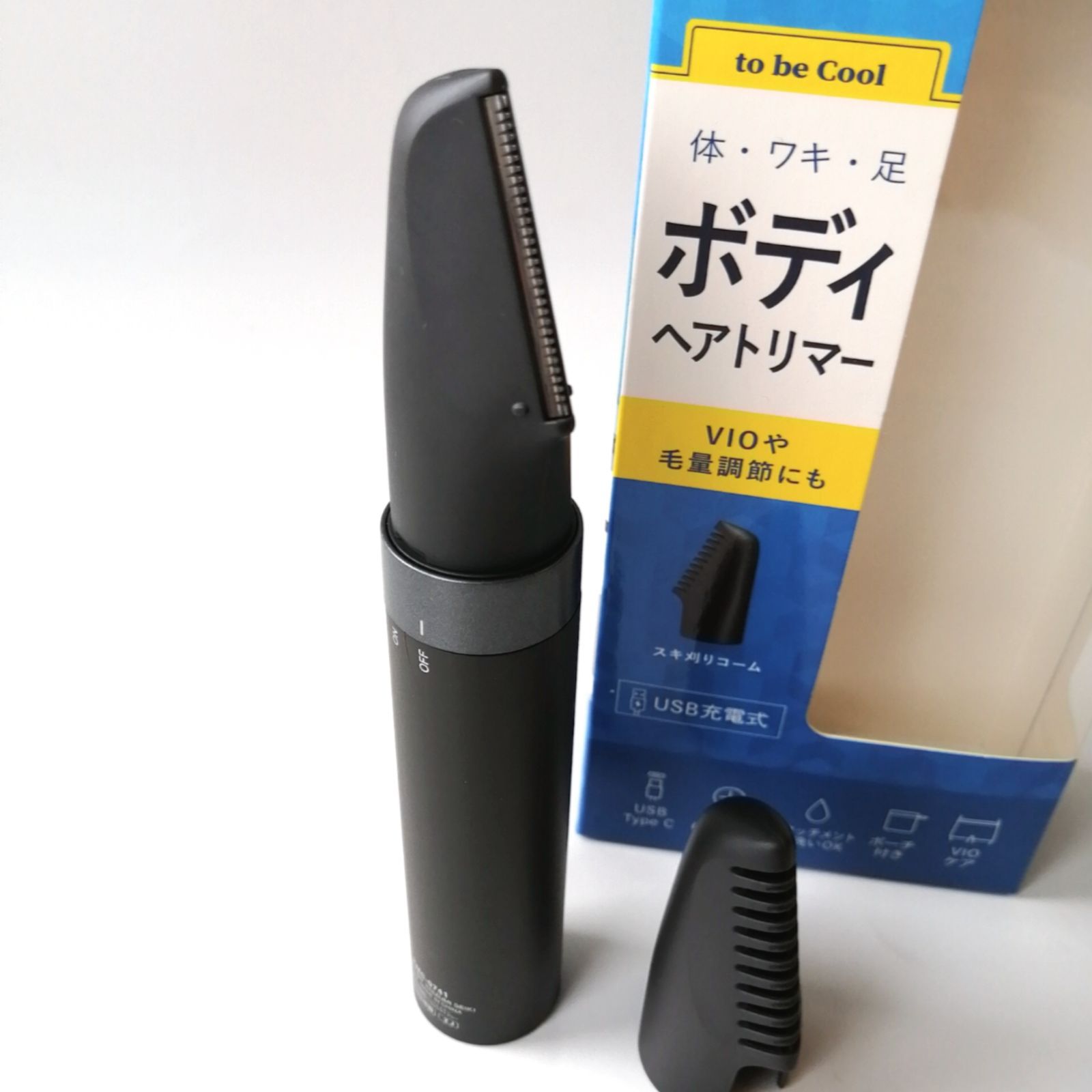 コイズミ USB充電ボディヘアトリマー KMC-0741/H 0203692 - メルカリ
