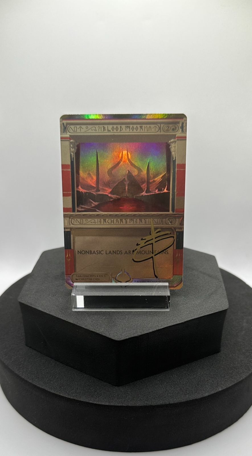 アーティストプルーフ Foil 血染めの月/Blood Moon アーティストプルーフ AP MPS 英語 MTG マジック：ザ・ギャザリング ...