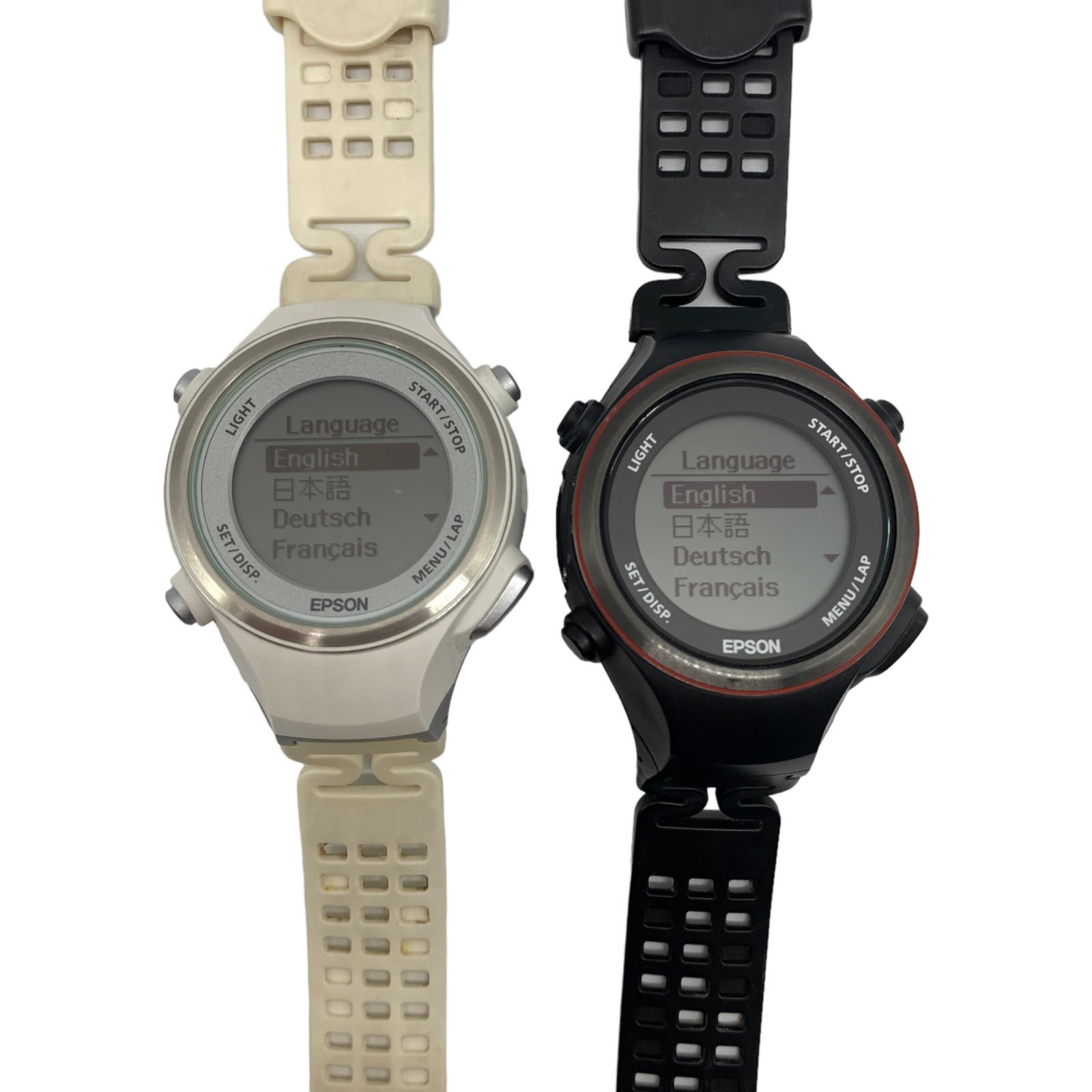 ♪12124 EPSON Wristable GPS SF-850 ランニングギア 腕時計 ブラック ホワイト 2個セット - メルカリ
