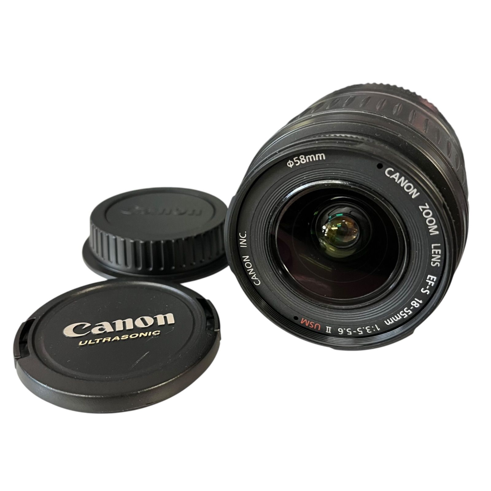 管30239】CANON キヤノン ZOOM LENS EF-S 18-55mm F3.5-5.6 Ⅱ 管30239】CANON キヤノン ZOOM LENS EF-S 18-55mm F3.5-5.6 Ⅱ