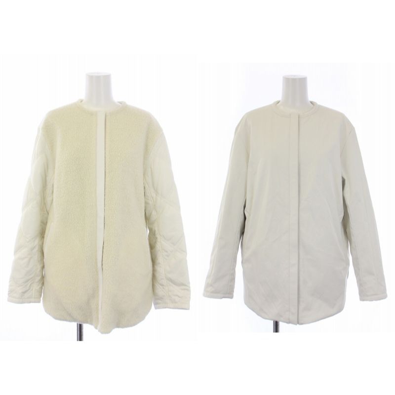 アイシービー iCB 24AW【リバーシブル着用可能】ラミネートパイルキルト ミドル丈コート 2 S 白 ホワイト CMCYCW0408 /BM - メルカリ