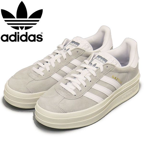 adidas (アディダス) HQ6893 GAZELLE BOLD W ガゼル ボールド レディース スニーカー グレーツーxフットウェア ...