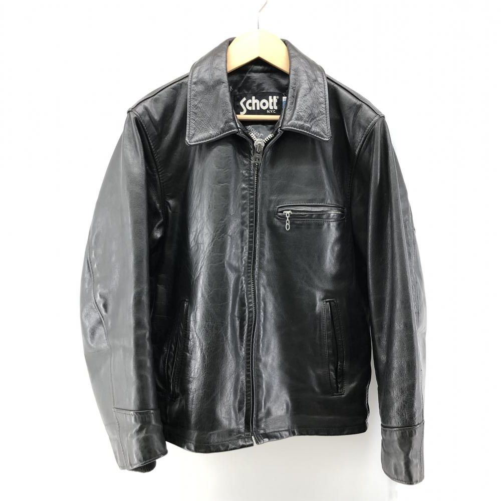 【中古】SCHOTT SCHOTT USA製 659 ブラック size 36 ※シワ[24] - メルカリ