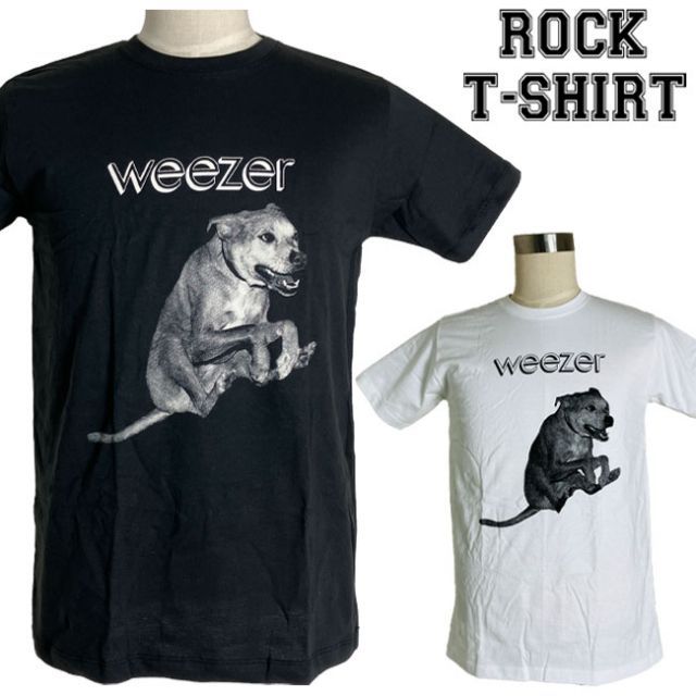 Weezer グラフィック Tシャツ ウィーザー Raditude Dog ロックTシャツ バンドTシャツ メンズ レディース ロックT ...