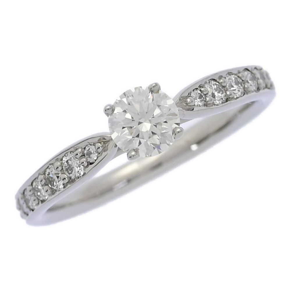 0.27ct/TIFFANY ＆ Co. ティファニー ハーモニー エンゲージメント・ダイヤモンド リング/Pt950-2.7g/5.5号/#45.5/婚約指輪【♀】【N】【レディース】★B3 ...