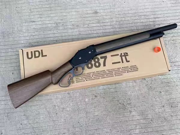 UDL M1887 第2世代 ショットガン風おもちゃ銃 散弾銃 スポンジ弾 スポンジ銃 18歳以上向け (木目色) - てんちょうショップ - メルカリ