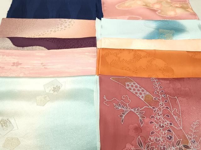 平和屋着物☆和装小物 上質な帯揚げ 10枚セット 逸品 DAAM7569qa