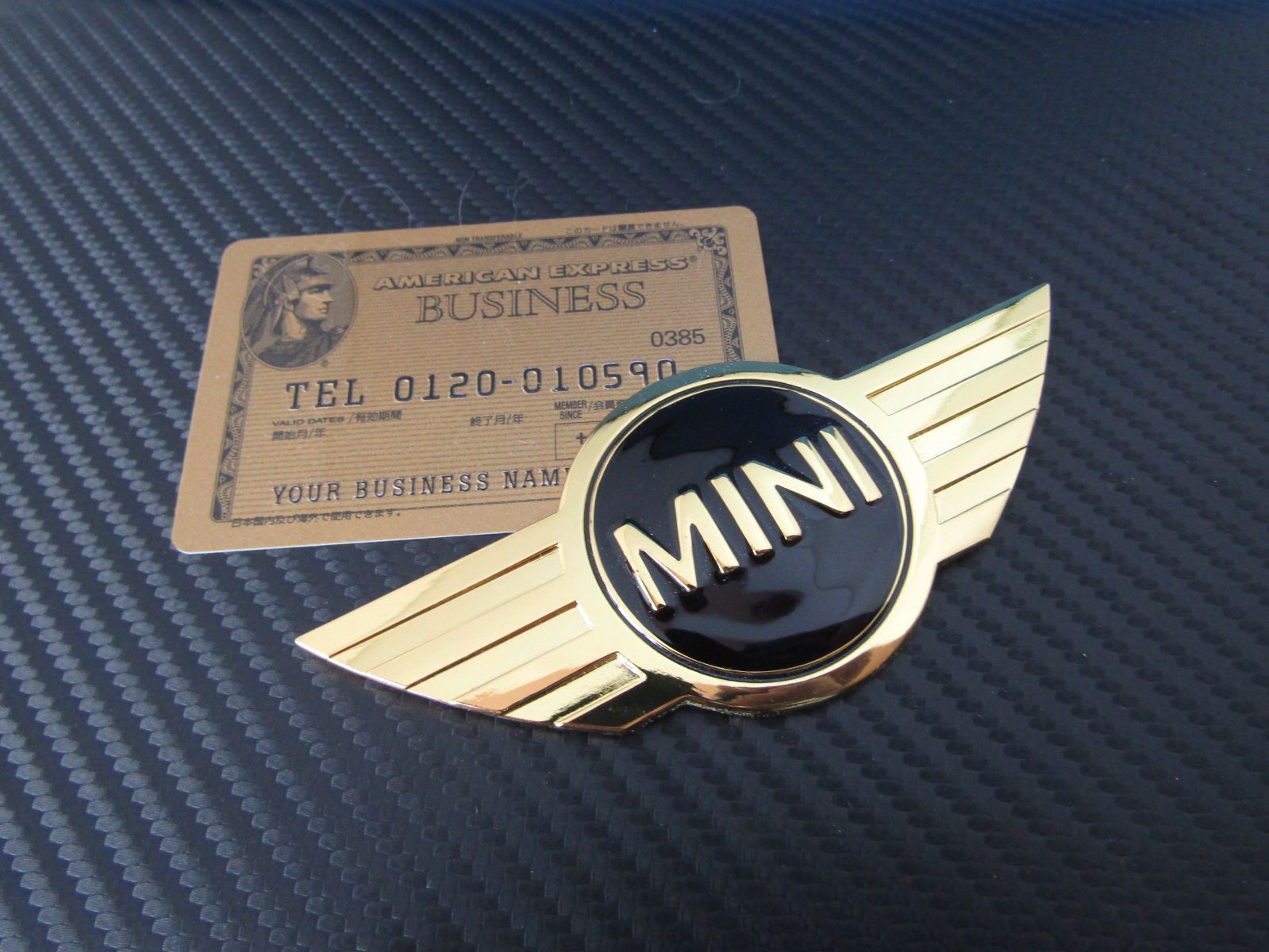 MINI cooper One S R50 R56 F55 GOLDエンブレム！ - メルカリ