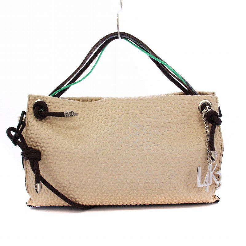 レイク L4K3 KATE ショルダーバッグ ハンドバッグ 2WAY ベージュ /KH - メルカリ