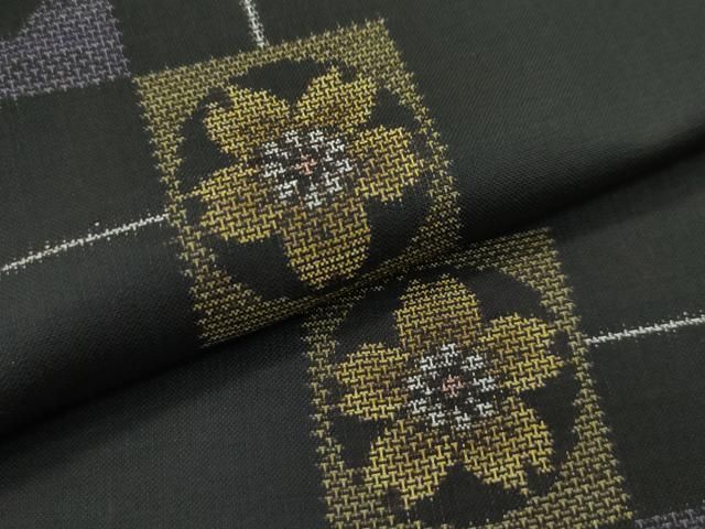 k18 ファッション 平和屋着物□極上 本場大島紬 泥染め 9マルキ 優美粧