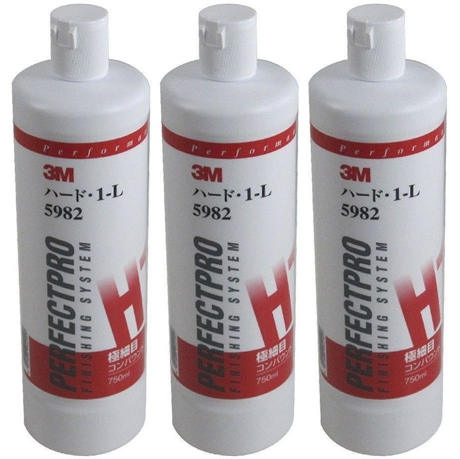 スリーエムジャパン(3M) - ハード・1-L 5982 極細目コンパウンド(750ml) 3個セット【BT-18】 - メルカリ