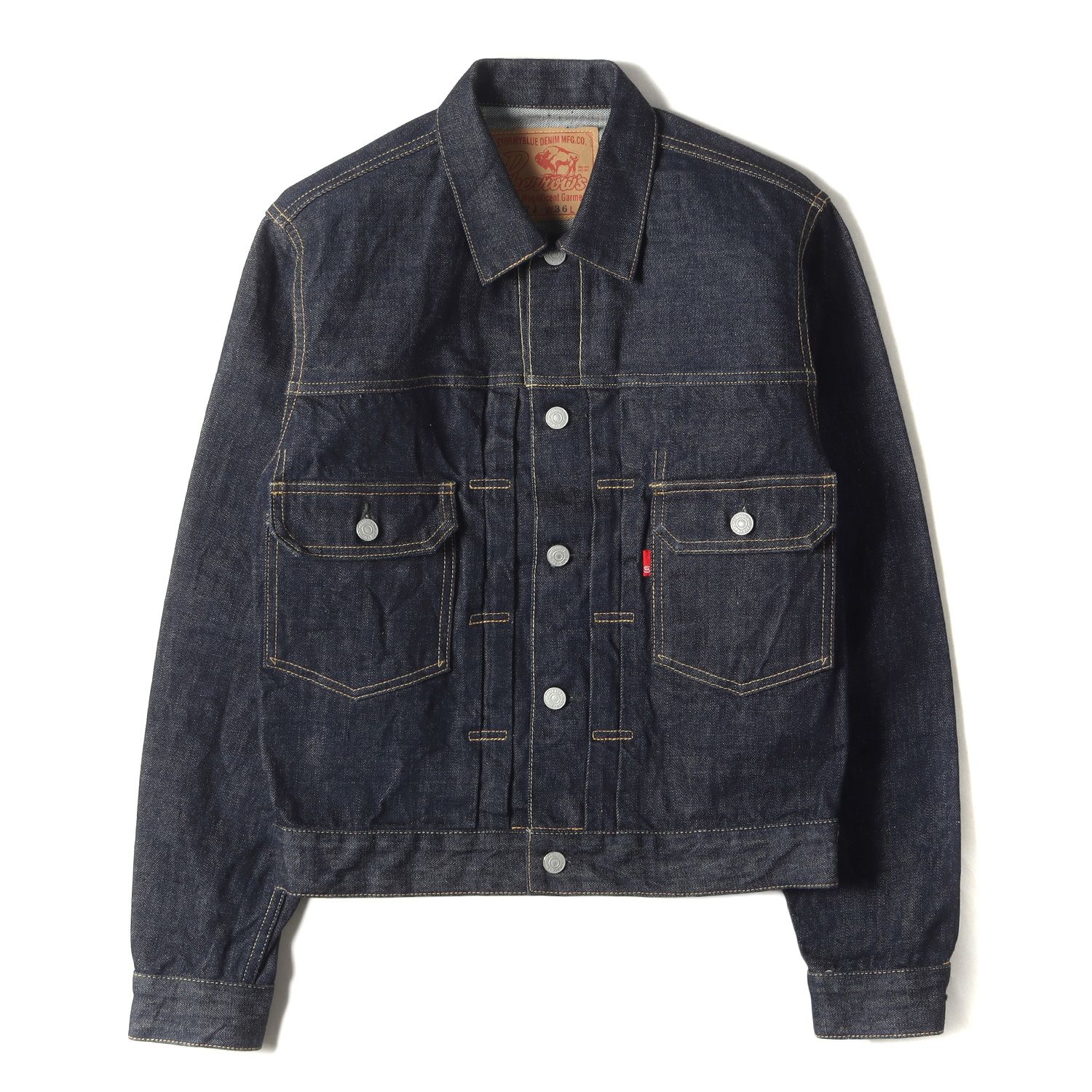 美品 PHERROWS フェローズ ジャケット サイズ:36(S) 407J 2ndタイプ デニムジャケット インディゴ 日本製 アウター ブルゾン Gジャン 上着【メンズ】 - メルカリ