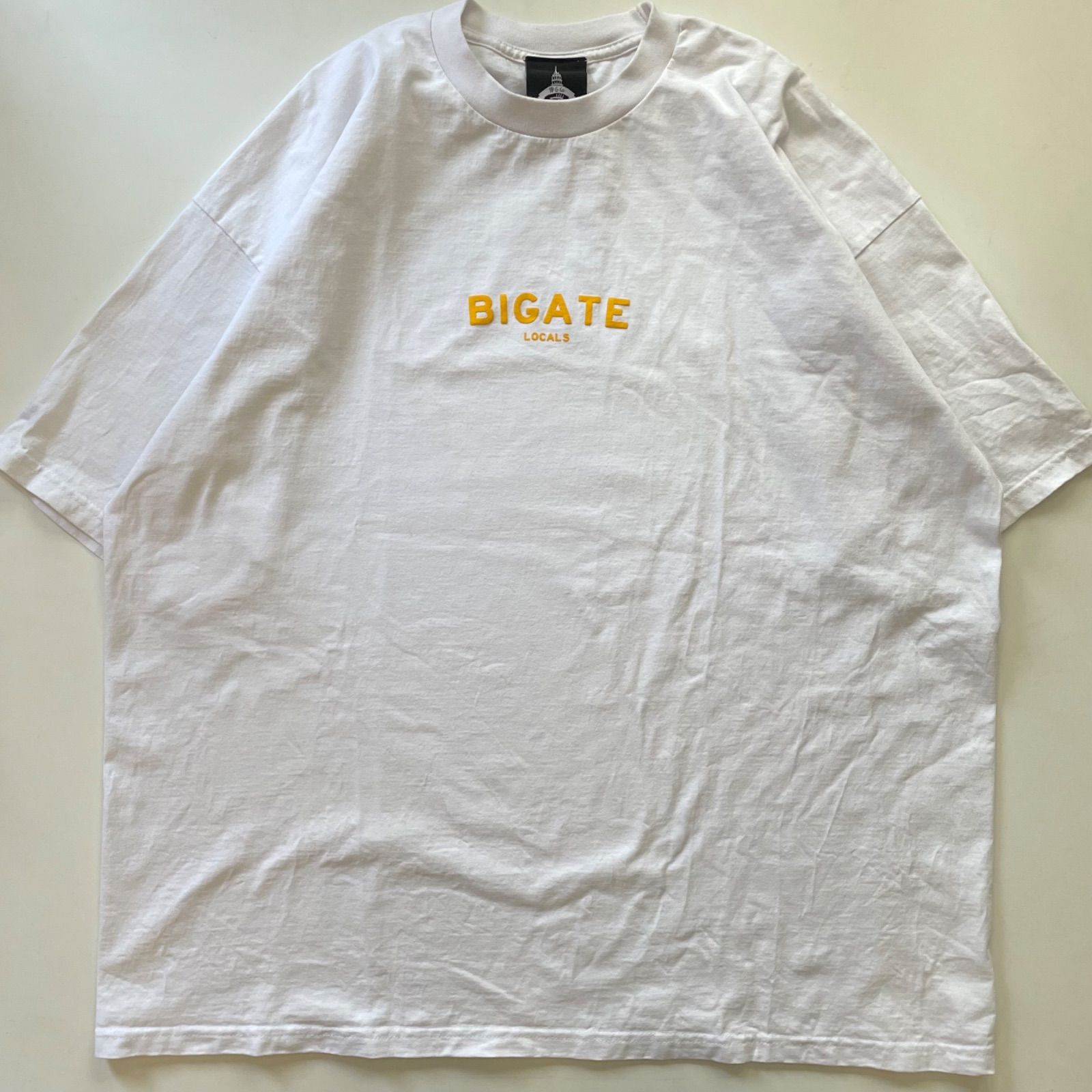 USED 3XL【TPL™️】 FOAM PRINT "BIGATE LOCALS" LOGO 6.5oz Heavy Weight Tee ...