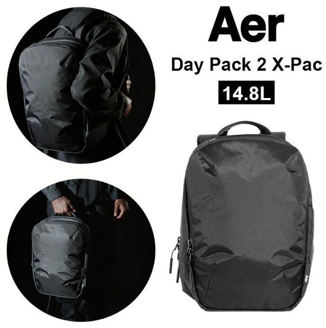 エアー] バックパック DAY PACK 2 X-PAC メンズ ブラック one size Aer