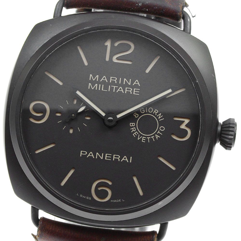 パネライ PANERAI PAM00339 ラジオミール コンポジット マリーナミリターレ8 ジョルニ 1500本限定 スモールセコンド ...
