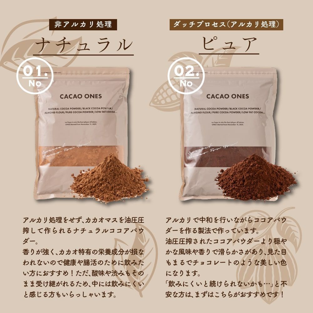 【カカオのONES】低脂肪ココアパウダー 5kg(500g×10袋) - メルカリ