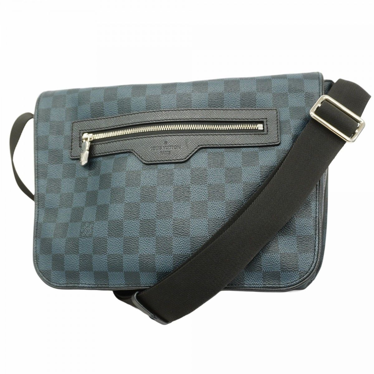 【5cc2197】ルイヴィトン ショルダーバッグ ダミエ・コバルト マッチポイントメッセンジャー N40010 ブラック コバルト【中古 ...