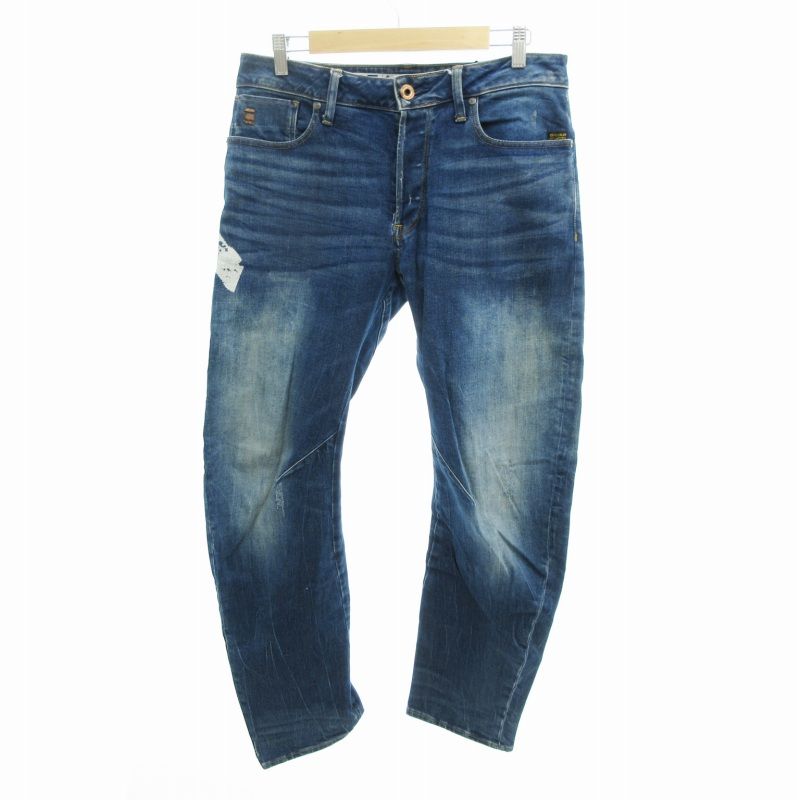 ジースターロウ G-Star RAW 美品 Arc 3D Slim Wokkie Artwork Jeans デニムパンツ スリム ボタン ...