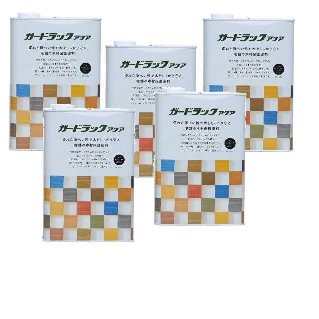 和信ペイント ガードラックアクア A−5 チョコレート（HC） 3kg 5缶セット - メルカリ