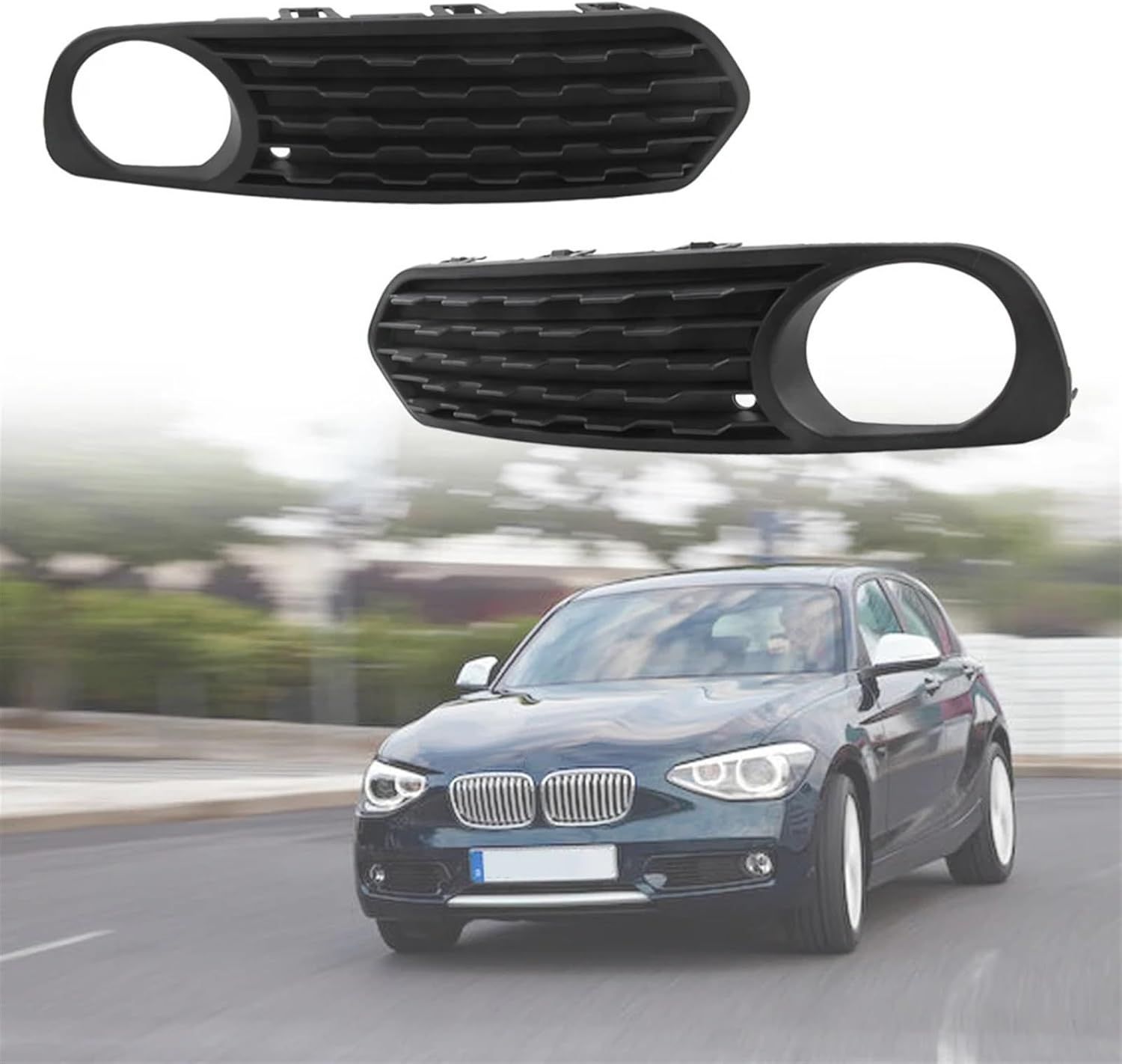 BMW F20/F21 1シリーズ 2011-2015 フロントバンパー フォグライトグリル 左右互換 (カラー：左)CYB786人気急上昇 ...