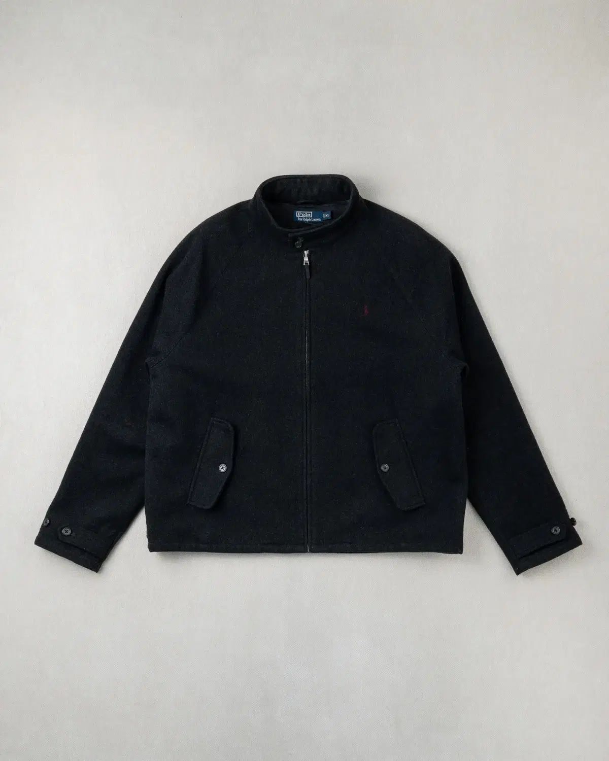 XL ） 90s ポロ Ralph Lauren(ラルフローレン) ウール ハリントン ジャケット (バラクータ) G9 - メルカリ