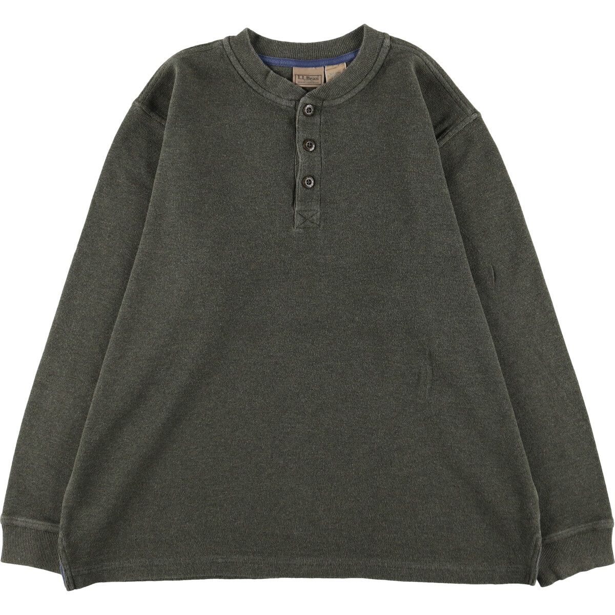 古着 エルエルビーン L.L.Bean ヘンリーネック サーマルロングTシャツ メンズL相当/eaa496477 - メルカリ