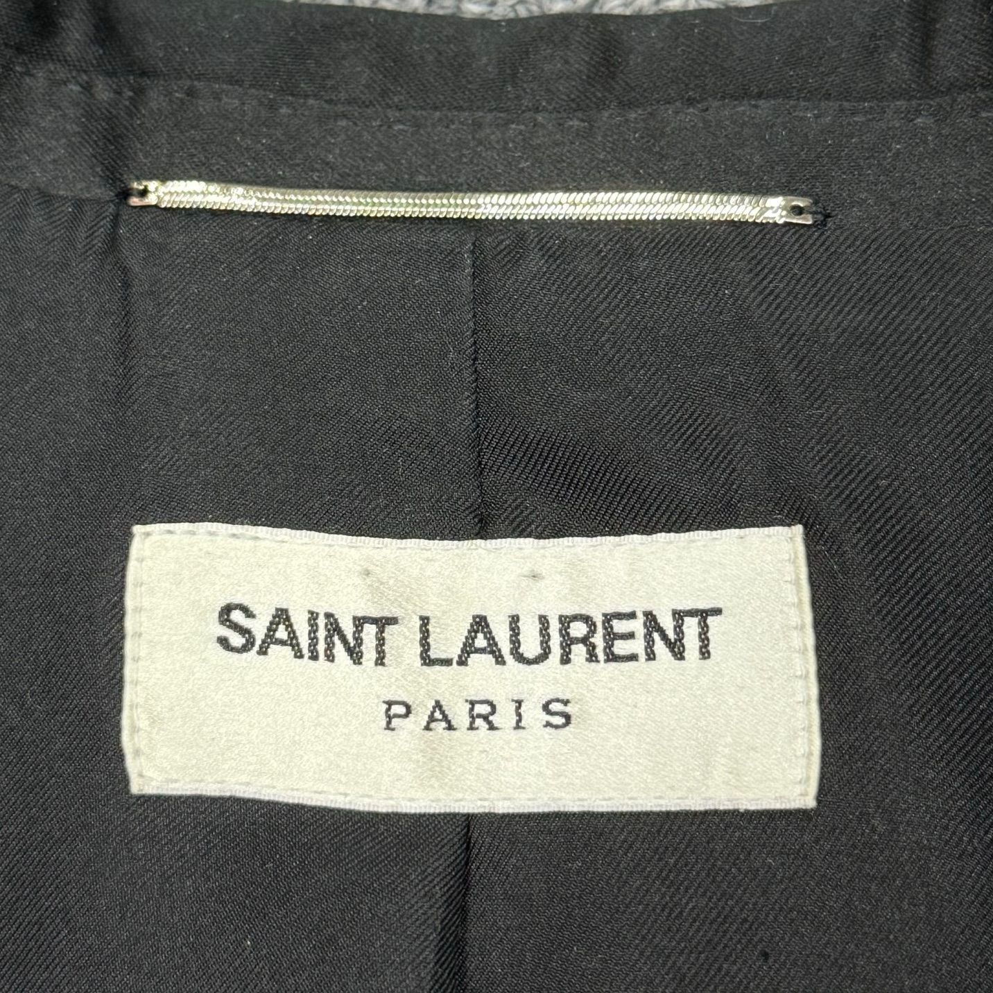 国内正規 SAINT LAURENT PARIS サンローランパリ サテンラペル 国内正規 SAINT LAURENT PARIS サンローランパリ サテンラペル