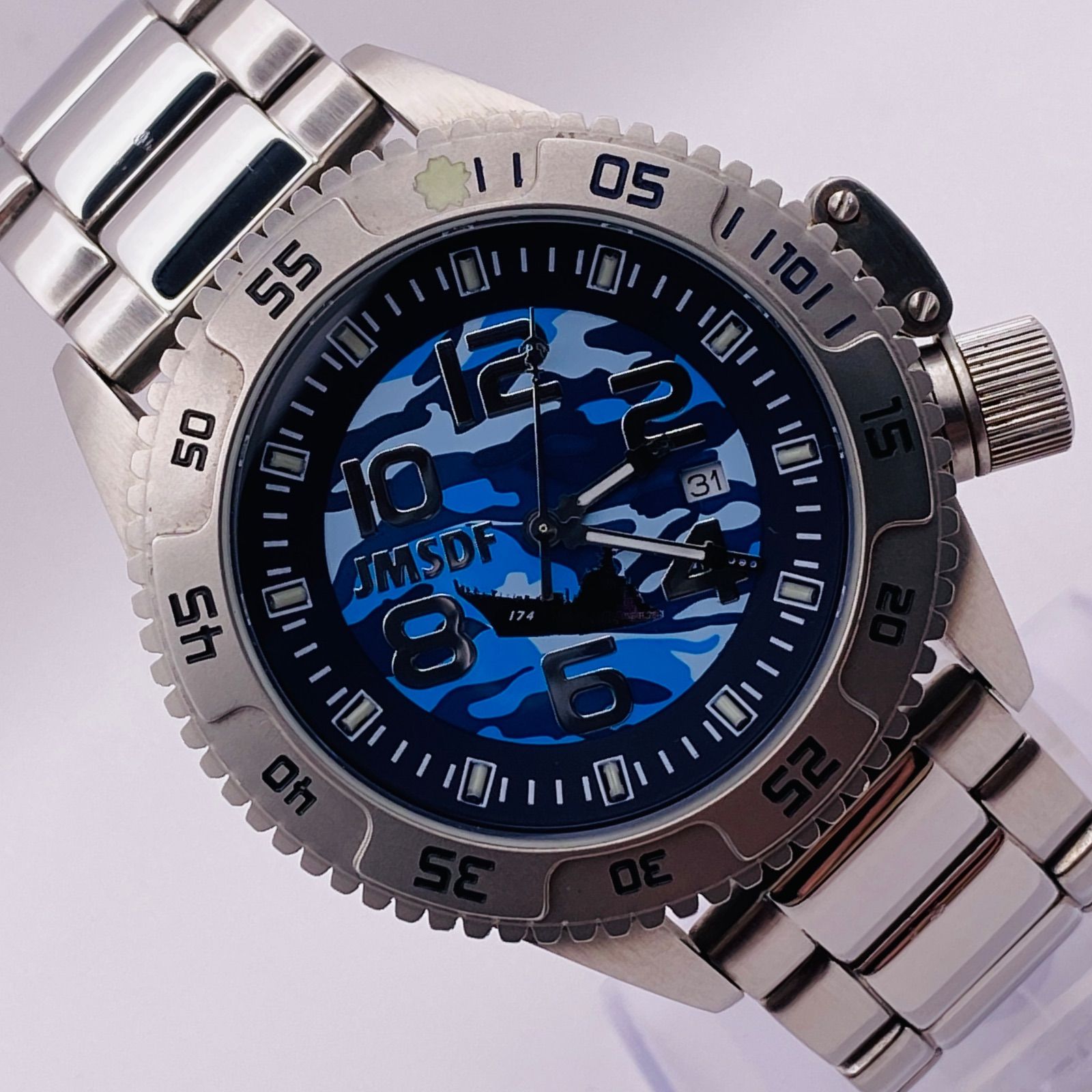 （T373）希少！ 美品 稼動品 CITIZEN シチズン MIYOTA JMSDF 海上自衛隊 60周年記念 60th ANNIVERSARY 世界限定1,952本 人気 時計 メンズ ...