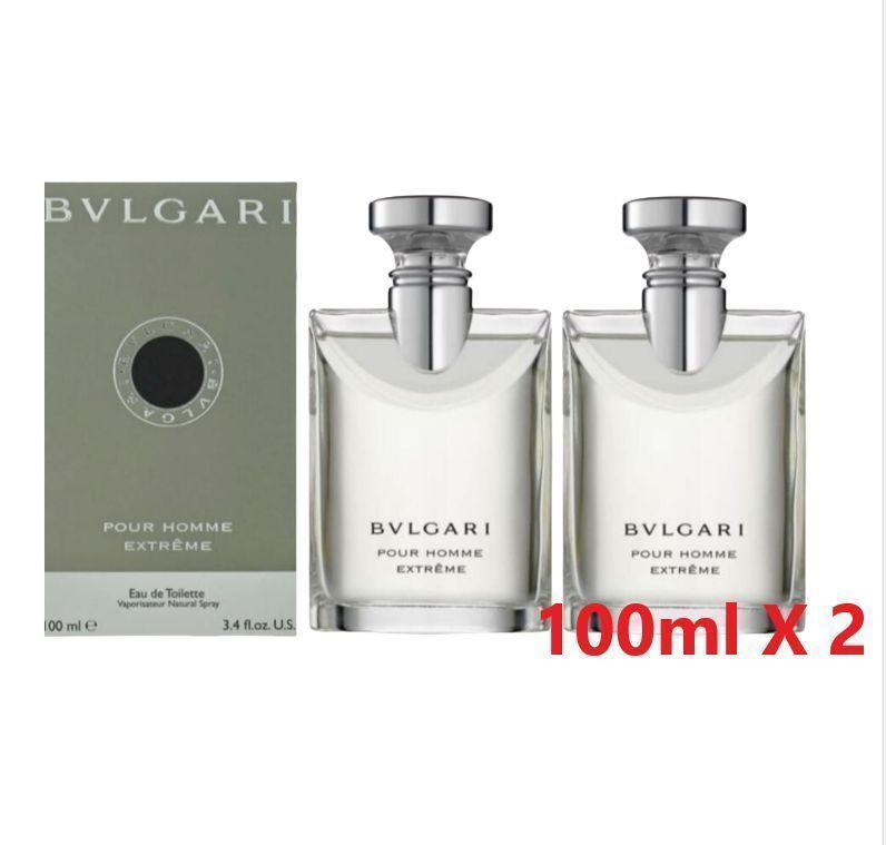 新品 2本 BVLGARI ブルガリ プールオム エクストレーム オードトワレ 100mlx2 - メルカリ