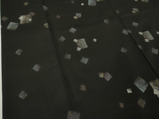 平和屋本店□極上 都喜ヱ門 本場大島紬 9マルキ 地空 色紙重ね 藤絹