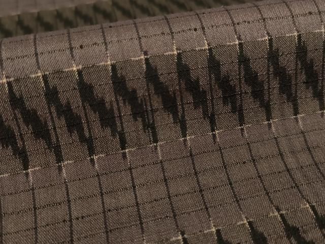 平和屋着物○上質な紬 横縞 正絹 逸品 AAAZ3777ck