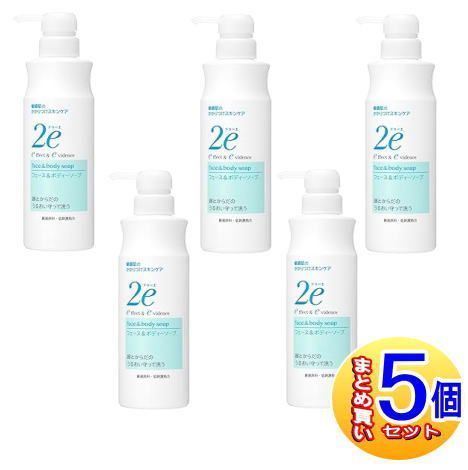 5個セット】資生堂 2e(ドゥーエ) フェース＆ボディーソープ 420ml