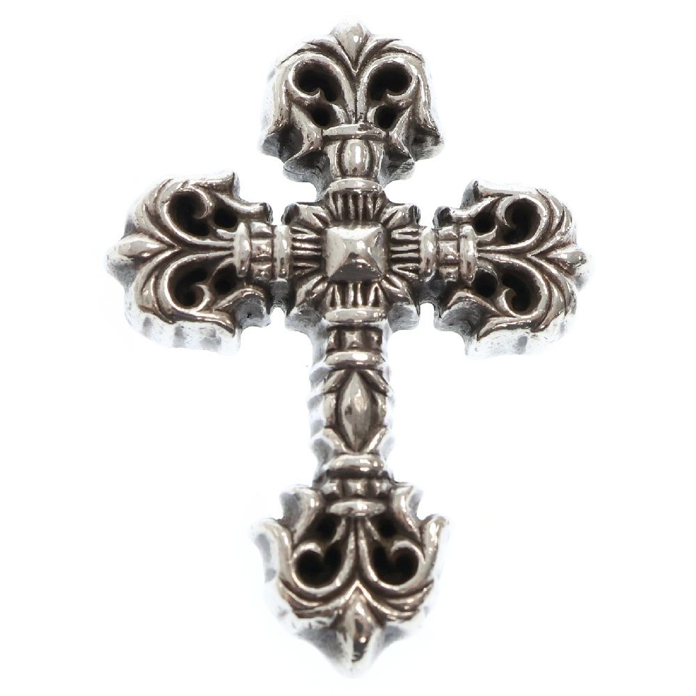 CHROME HEARTS (クロムハーツ) FILIG/CROSS XS フィリグリークロス ネックレストップ シルバー - メルカリ