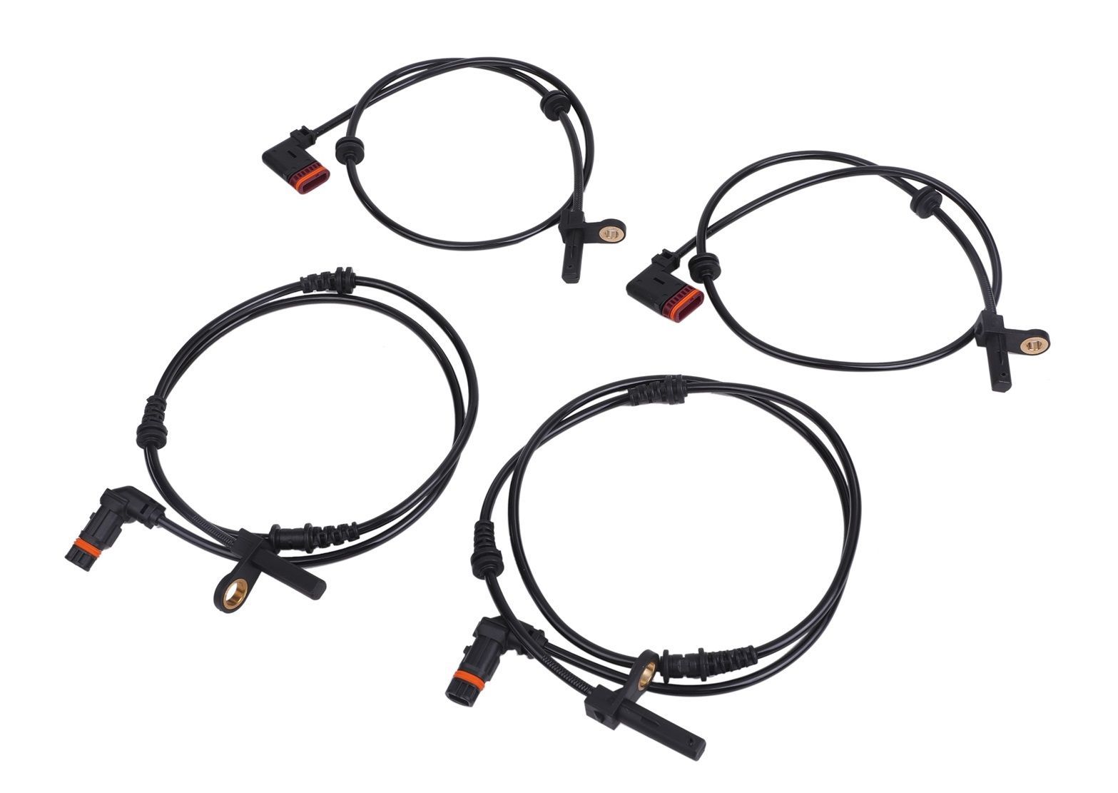 ベンツ 用 ABSセンサー 前後 左右 4本セット W221 W216 スピードセンサー 車速 センサー フロント リア 2215400317 ...