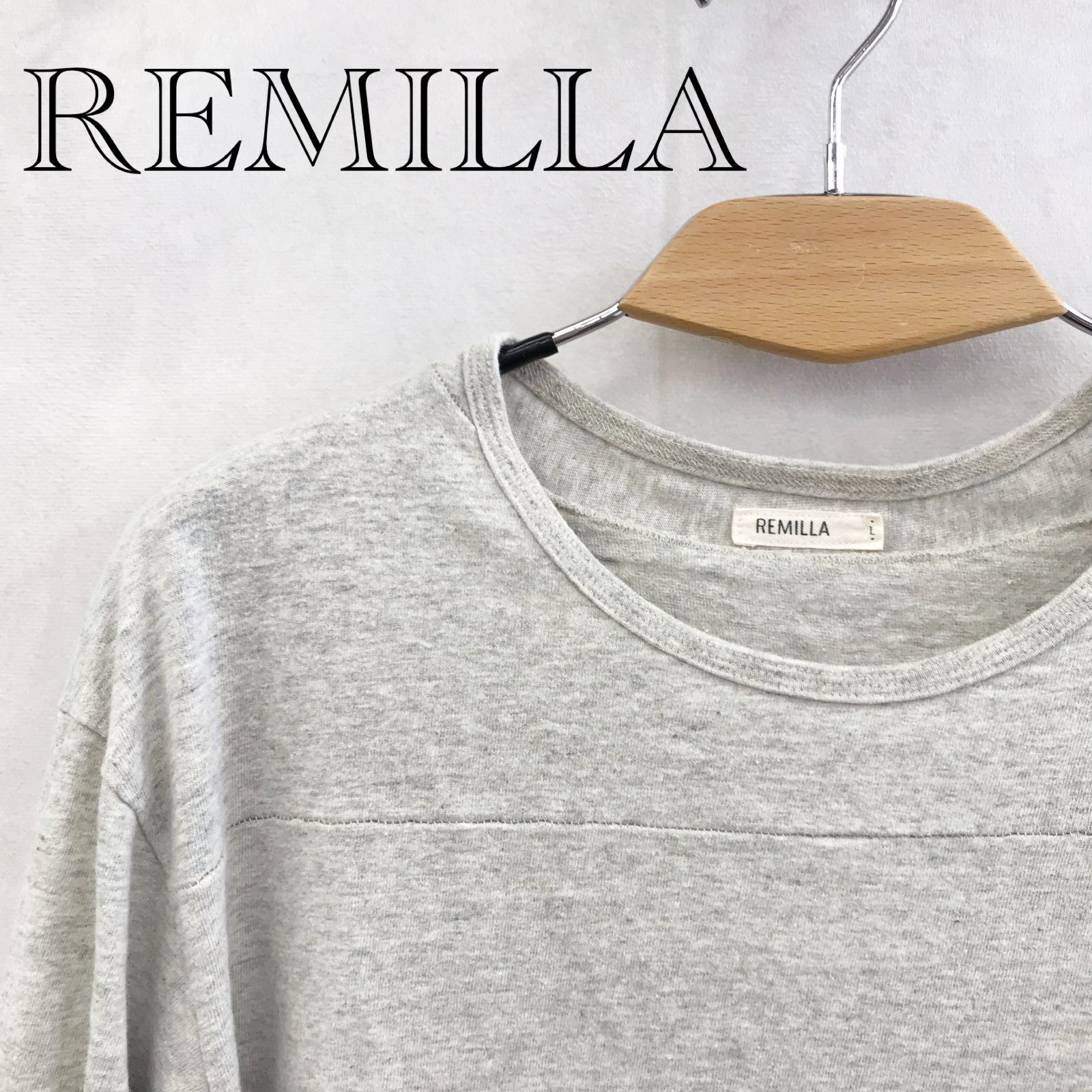 REMILLA レミーラ カットソー 長袖 L グレー トップス ロンT メンズ - メルカリ
