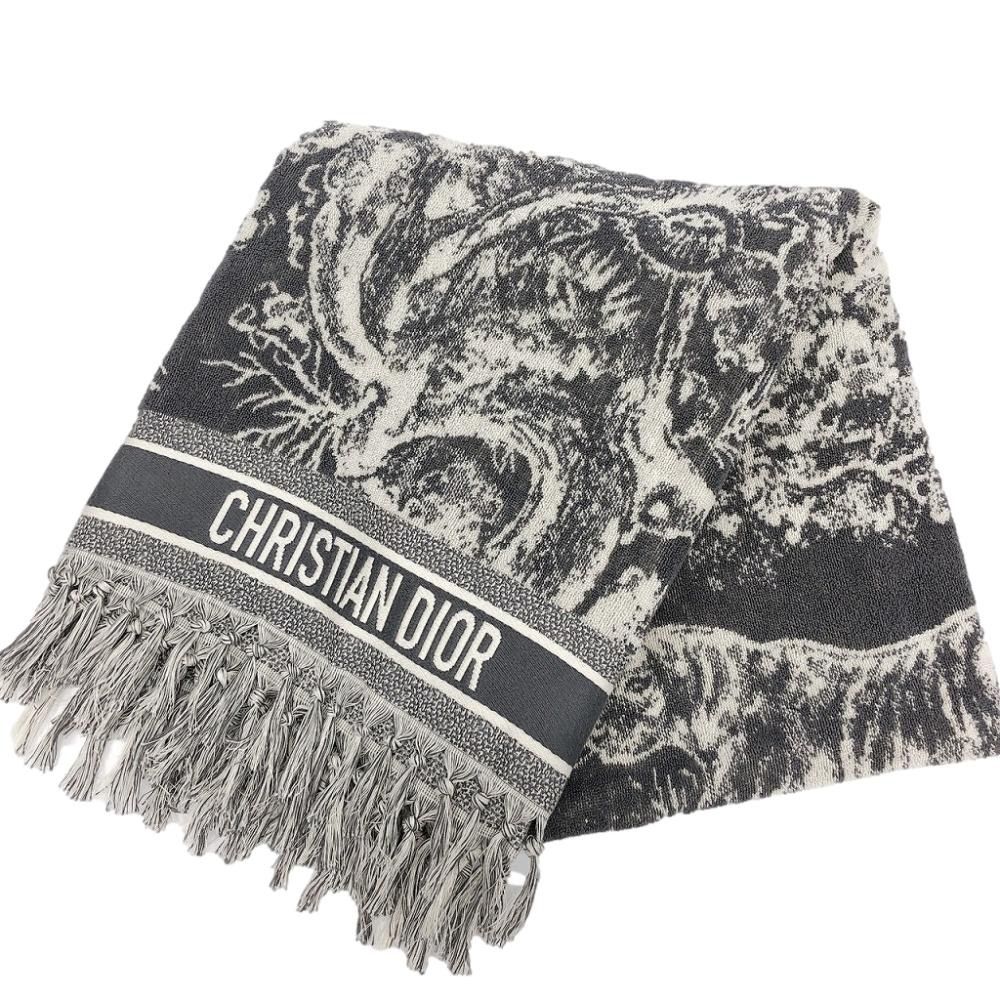 [USED/中古]Dior ディオール タオル 未使用 ビーチタオル トワルドゥジュイ リバース Toile de Jouy Reverse ...