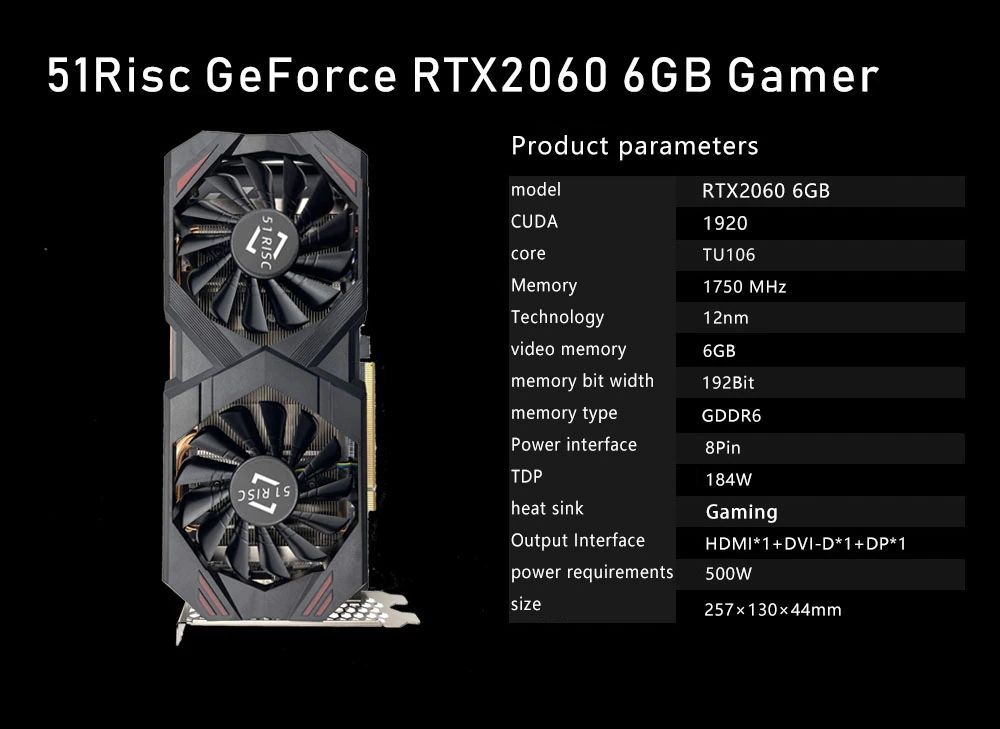 GeForce RTX2060 Super 8GB GDDR6 PCIE16ビデオカード、RTX2060 GeForce RTX2060 Super 8GB GDDR6 PCIE16ビデオカード、RTX2060