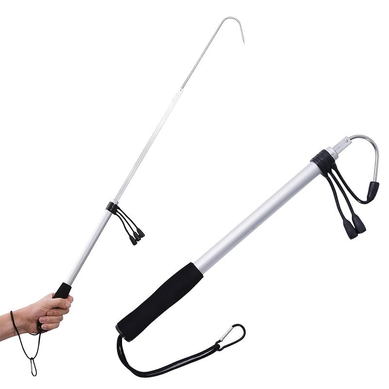 WeBirth(ウィバース) フィッシュギャフ ギャフ 青物 コンパクト収納 持ち歩き便利 外道対策 釣り伸縮式 銛 フィッシュピック 手鉤 ステンレス (コンパクト（65cmタイプ）) - メルカリ